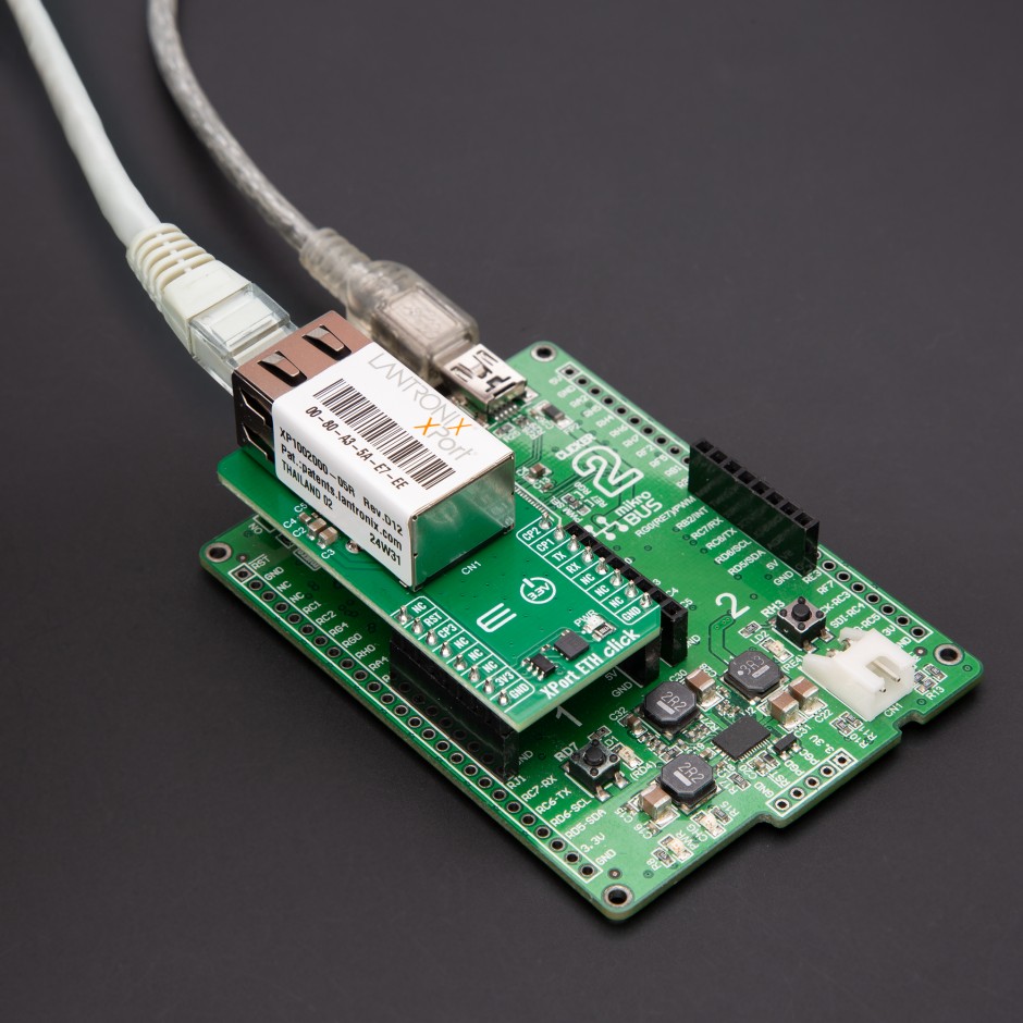 XPort ETH Click - SE - Ethernet XPort module | MIKROE-6539