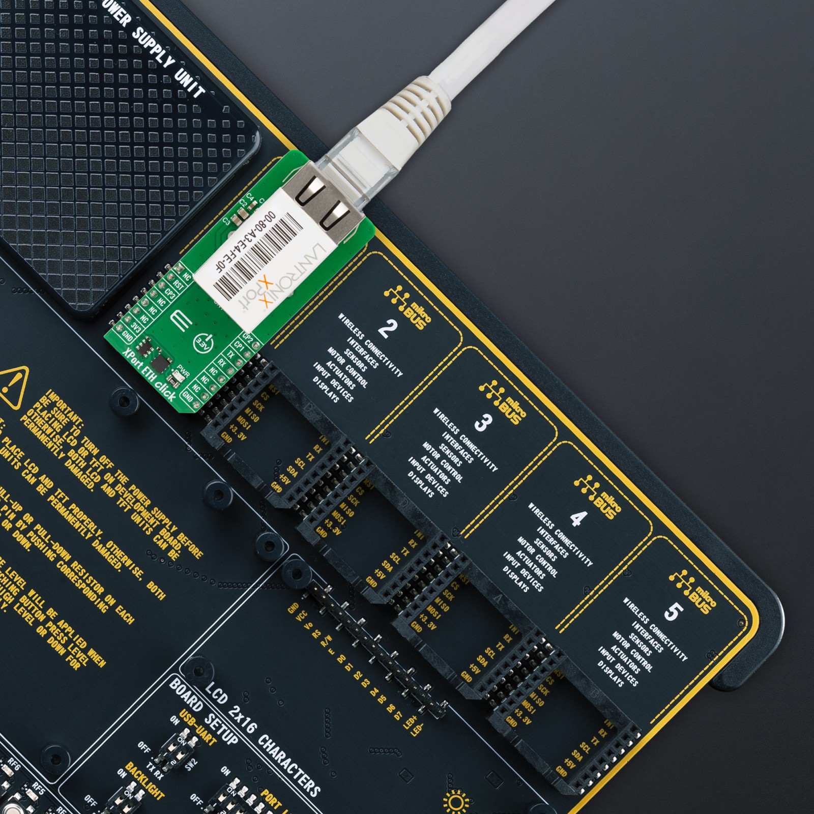 XPort ETH Click - XE - Ethernet XPort module | MIKROE-6538