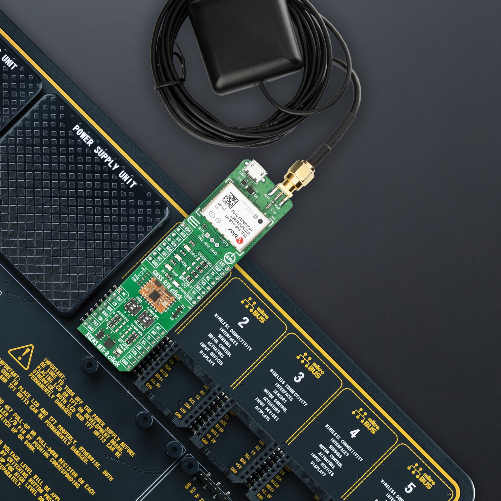 XSENS MTi-8 Click - RTK GNSS/INS Module | MIKROE-6660