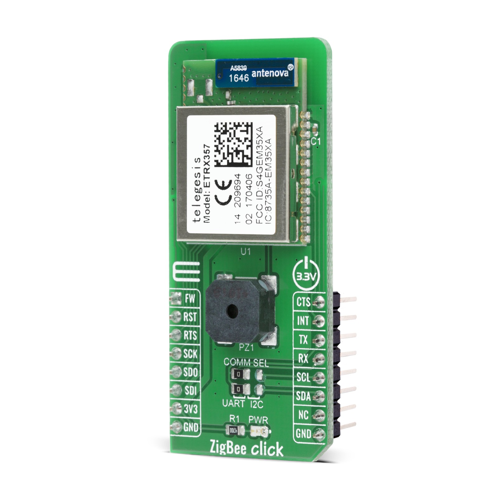 ZigBee Click | ETRX357 ZigBee Module for IoT Networks